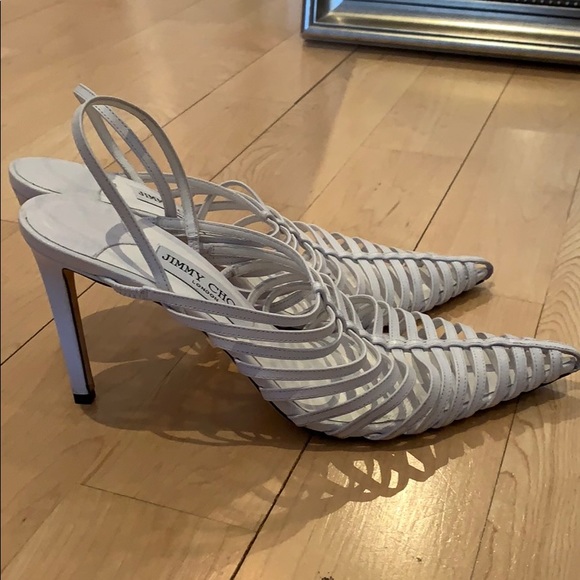 Jimmy Choo | Shoes | Jimmy Choo Strappy Cage Sandals | Poshmark